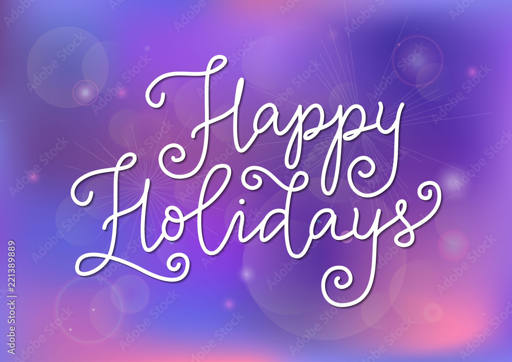 Purple Happy Holidays Pictures