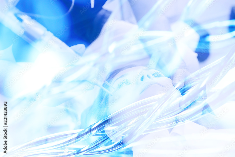 cosmetic surgery background blurred / concept modern surgical clinic ...