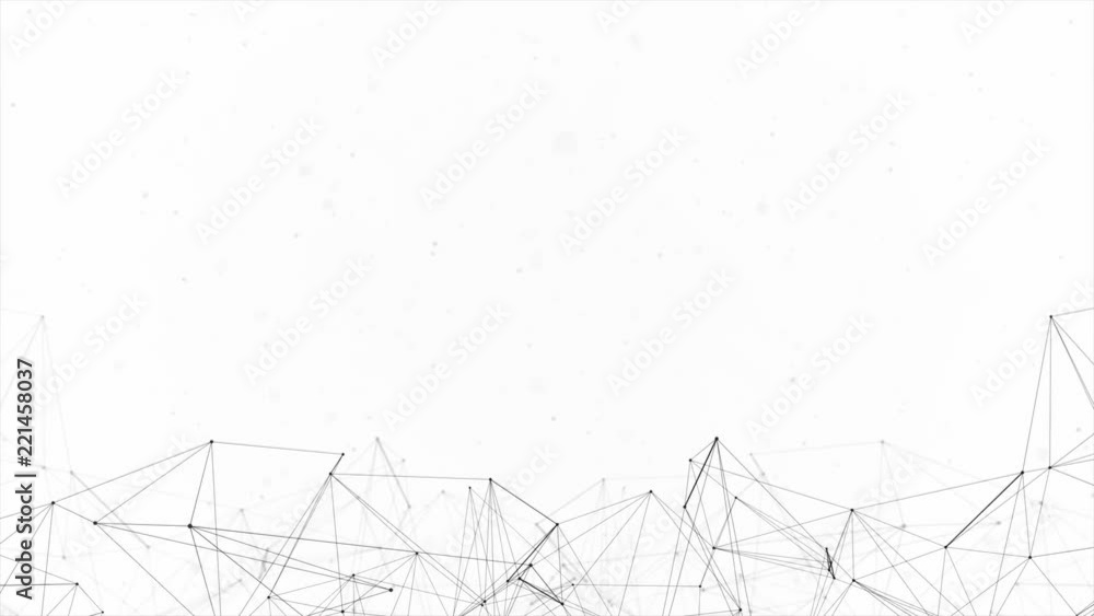 125. Clean White Abstract polygonal Digital Geometrical Polygon Plexus ...