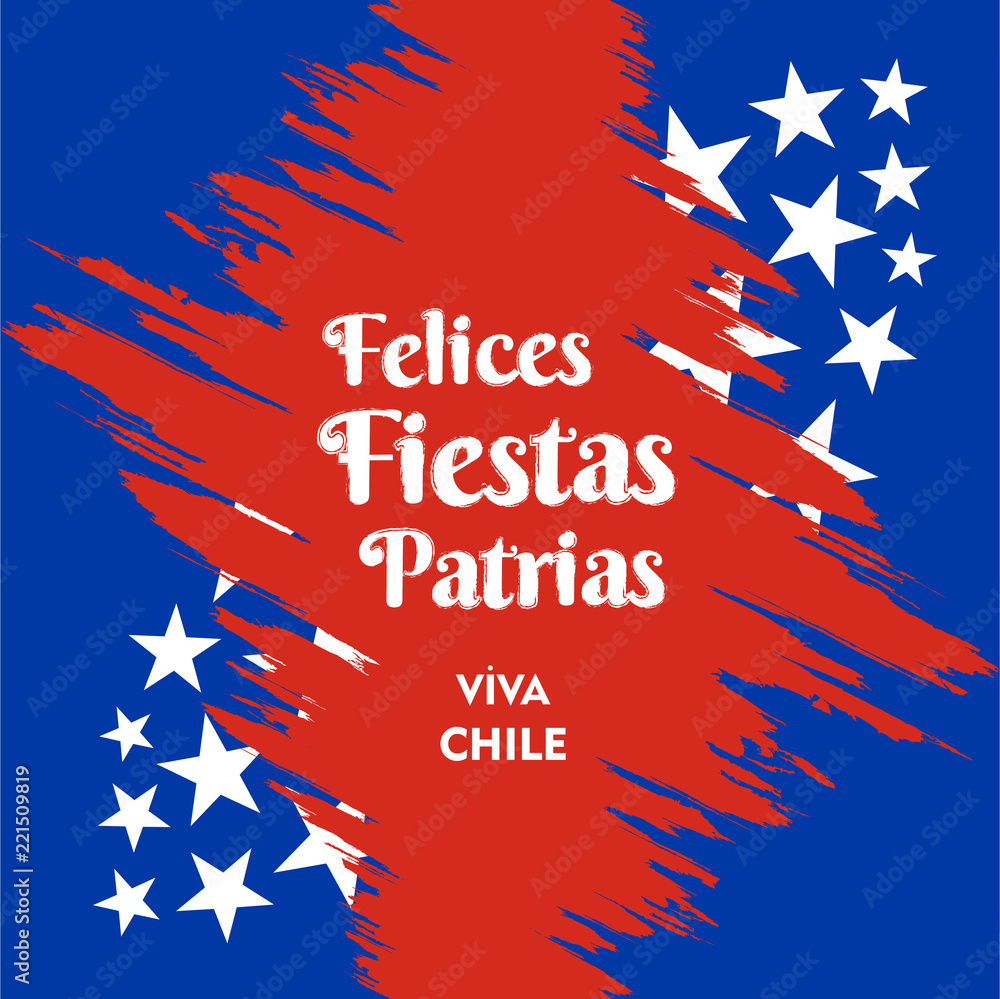 Ilustração do Stock: Chile Independence Day 18 September Celebration ...