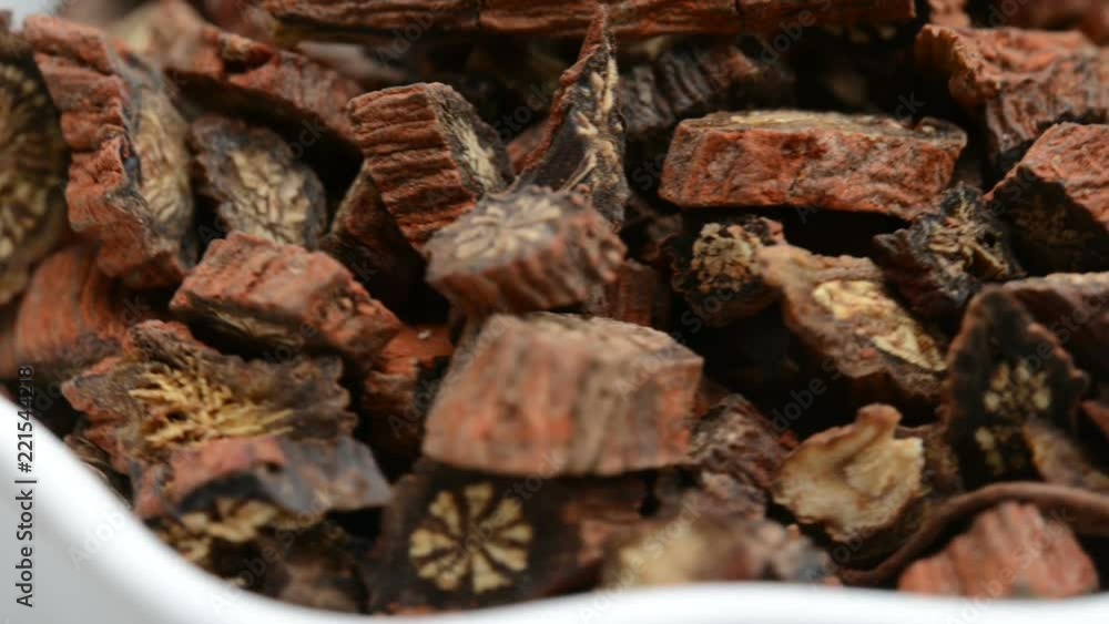 Chinese herb medicine of Salviae Miltiorrhizae Radix et Rhizoma or Dan ...