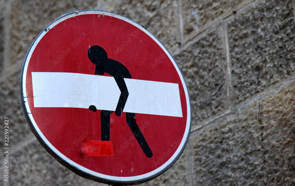 Verkehrszeichen: Verbot der Einfahrt Stock Photo | Adobe Stock