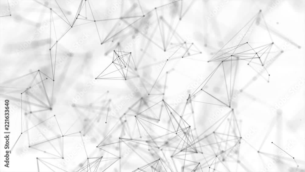 244. Virtual abstract black gray plexus with particle, structure genetic and chemical compounds ...