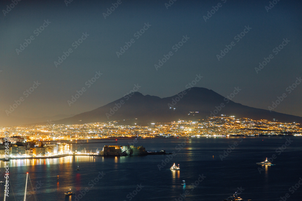 Beautiful streets and courtyards of Naples, historical sites and ...