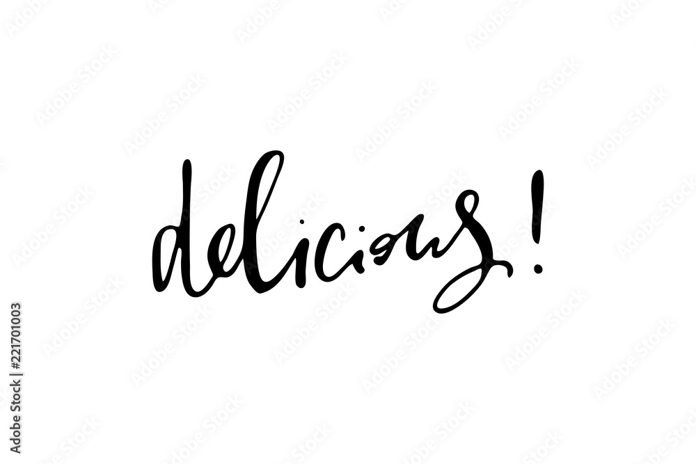 Delicious Handwritten Text Vector Stock Illustration Adobe Stock delicious-handwritten-text-vector-stock-illustration-adobe-stock
