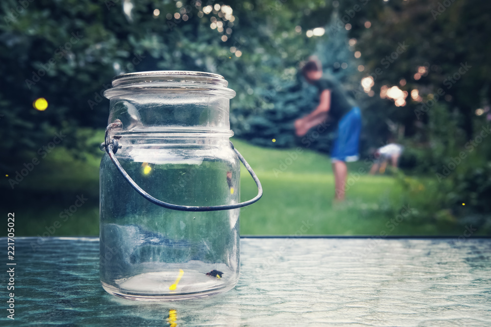 Catching Fireflies In A Jar