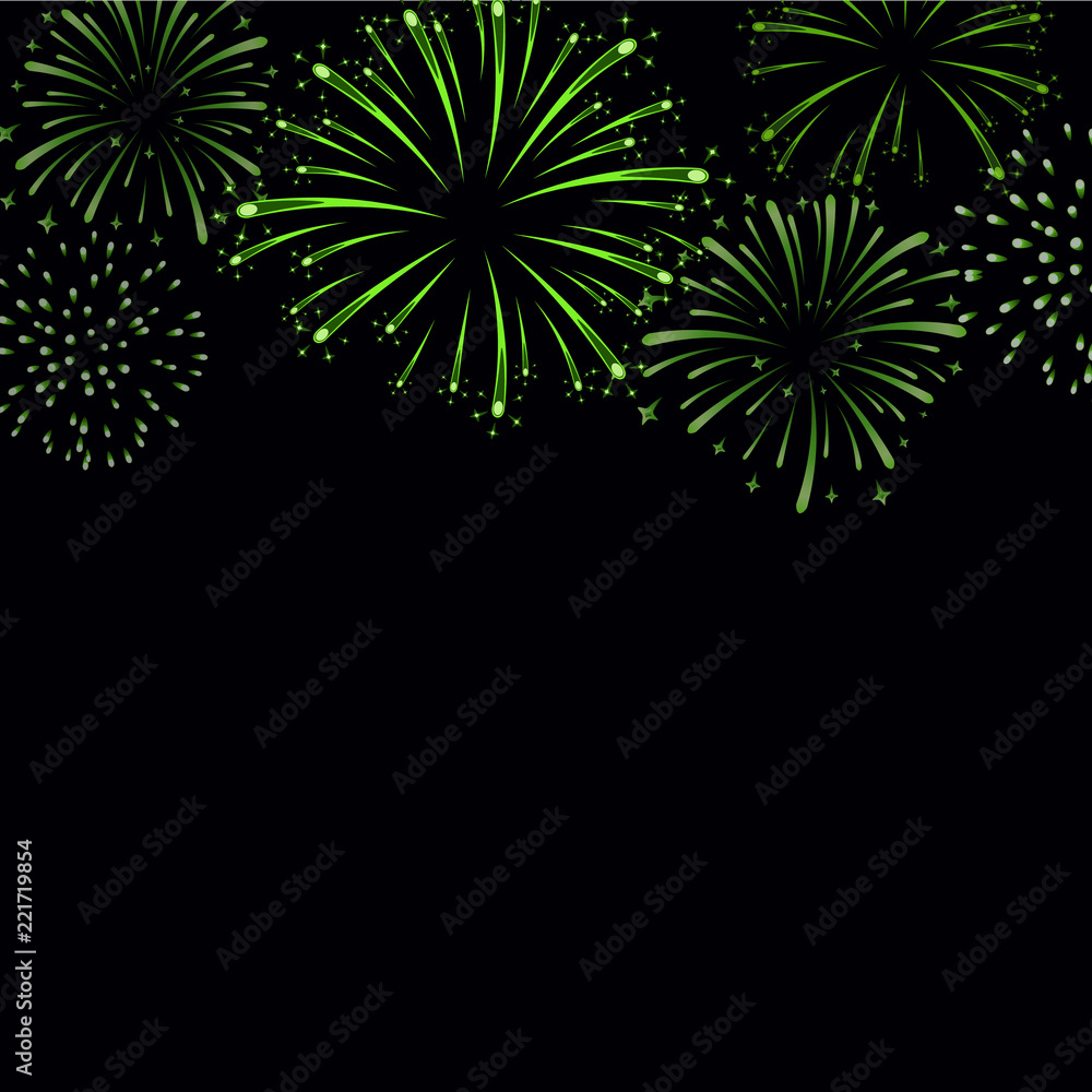 Lime Green Fireworks