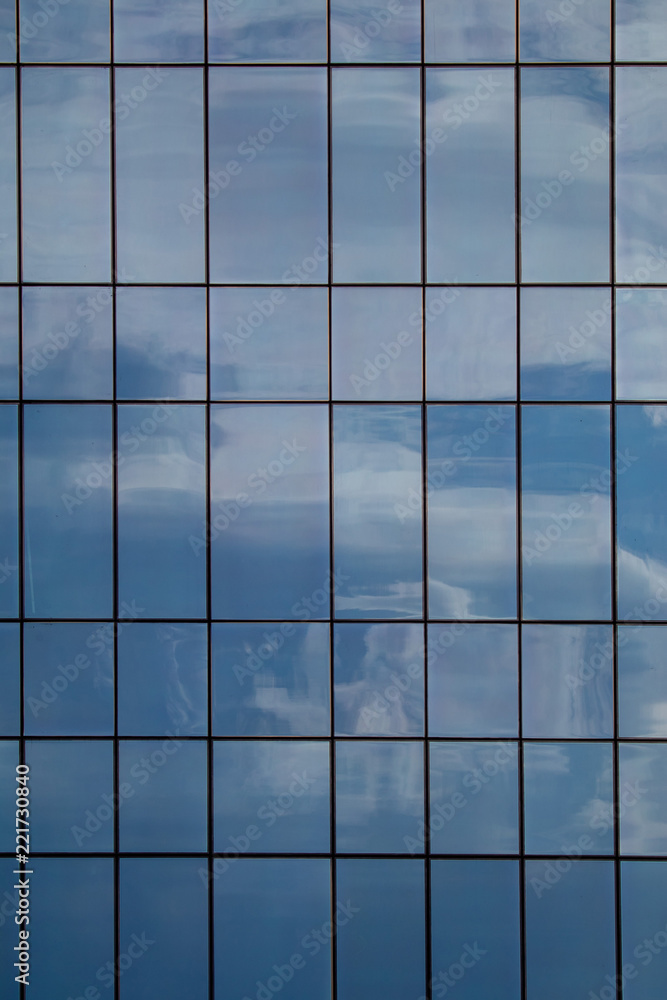 Background for design of a window texture on a wall of modern buildings ...