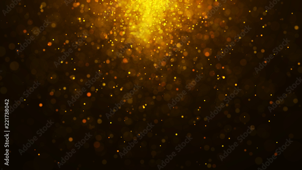 Dust particles. Abstract particle background. Particle explosion. Dots ...