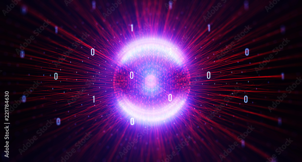 Binary Code Backgroundcolor Bytes Of Binary Code Flying Through A Vortex Background Code Depth