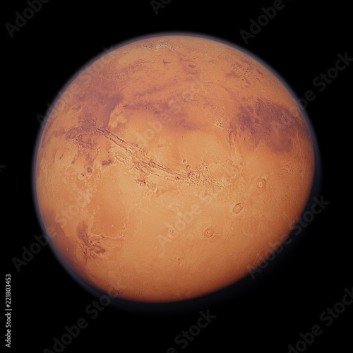 Planet Mars 80 Year