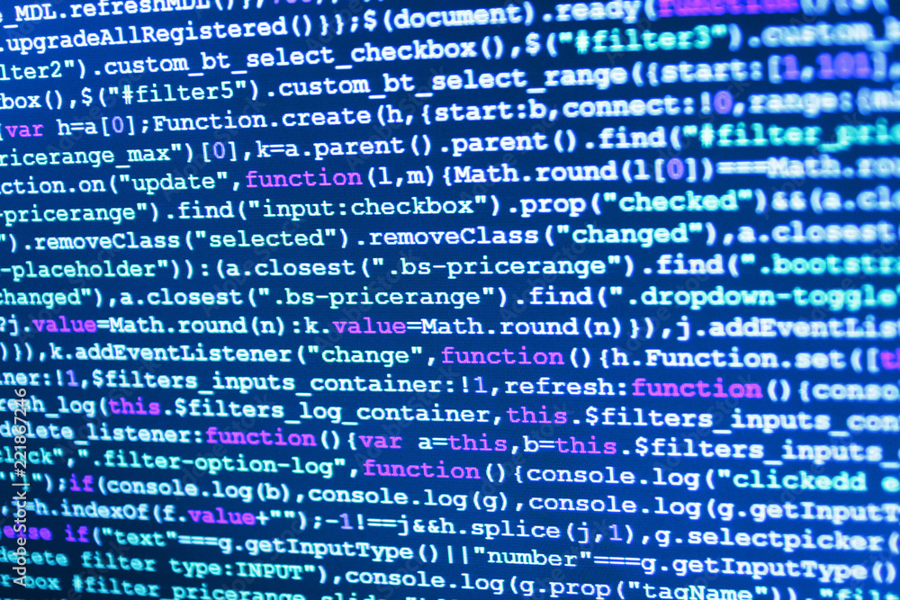 Abstract IT technology background. Javascript functions, variables ... Abstract IT technology background. Javascript functions, variables ...