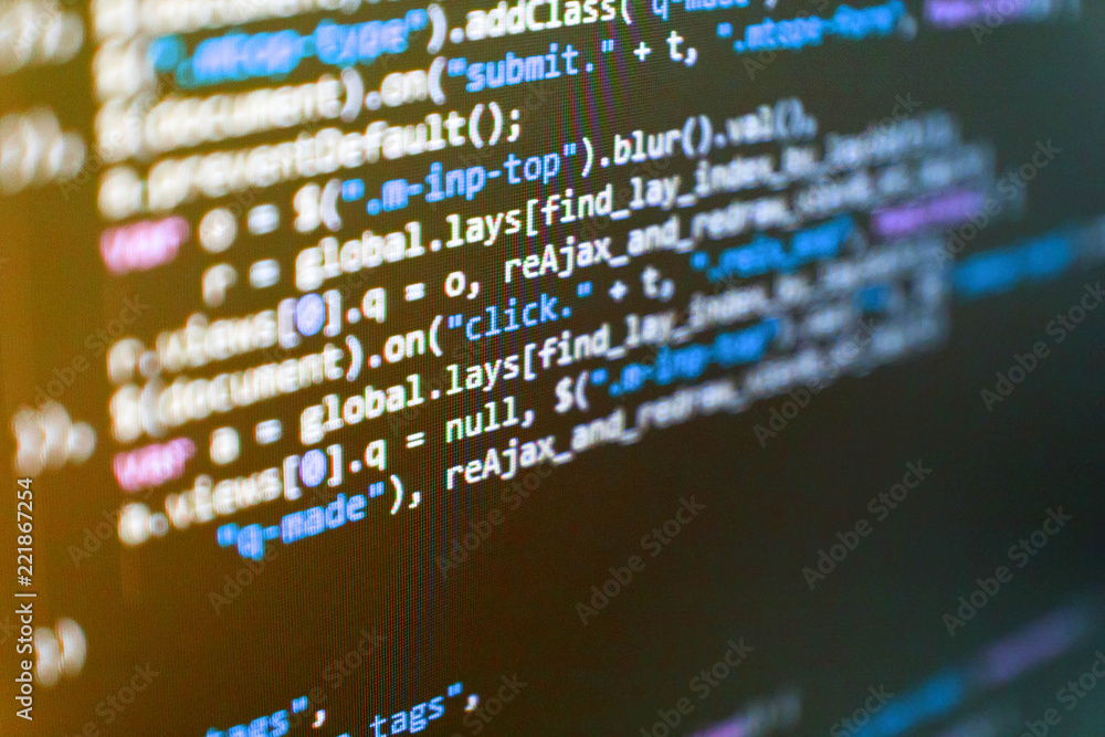 Big data and Internet of things trend. IT business company. Freeware ...