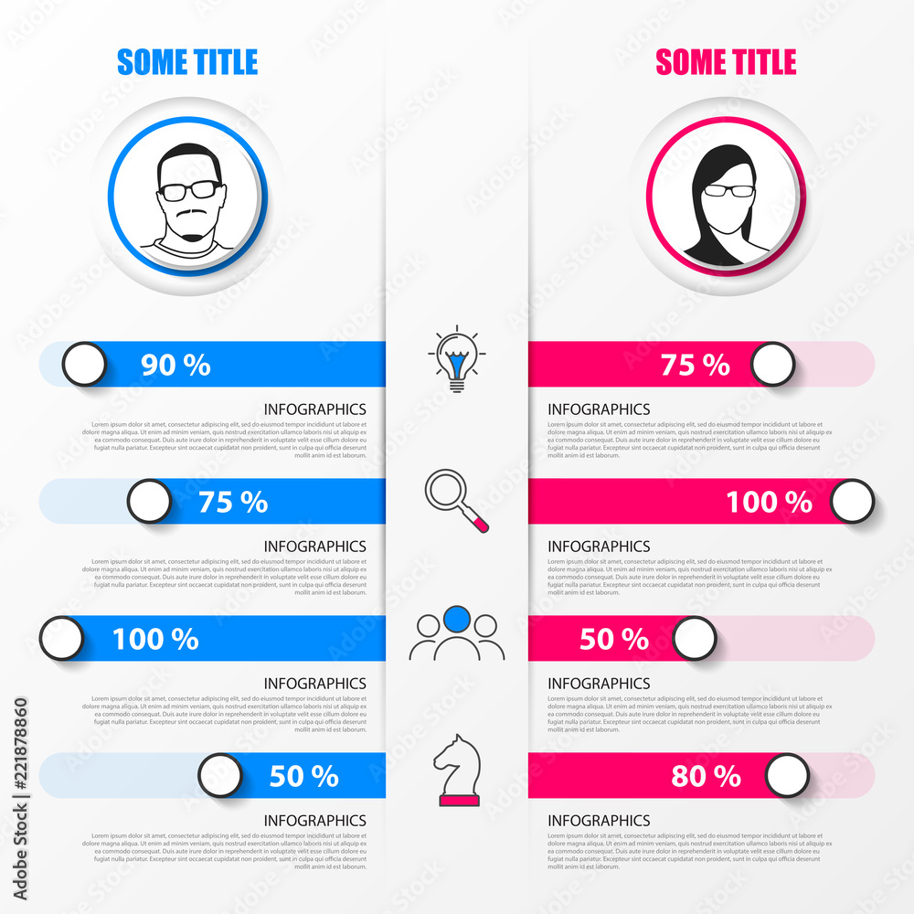 Organization chart. infographic design template. Vector illustration ...