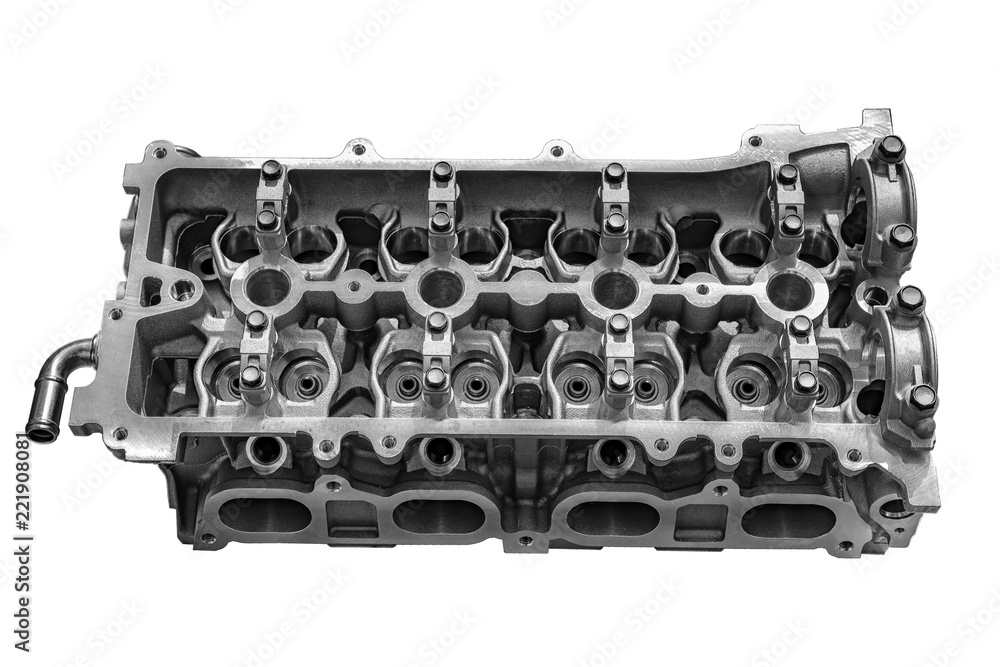 Cylinder head combustion engine Stock Photo | Adobe Stock