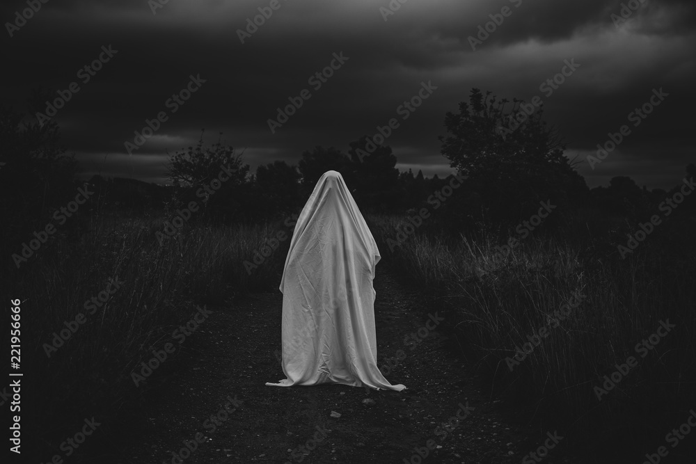 Ghost on the road Stock Photo | Adobe Stock