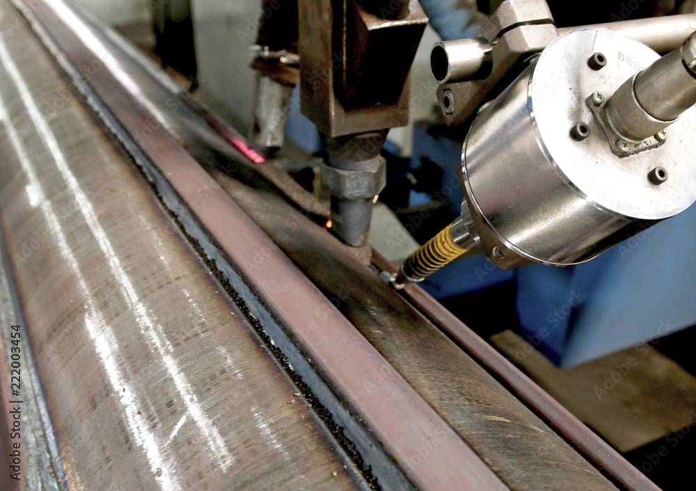 Overlay welding hard surfacing of steel roll by submerged arc welding ...