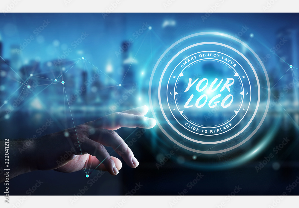 Logo Projection Mockup Stock Template | Adobe Stock