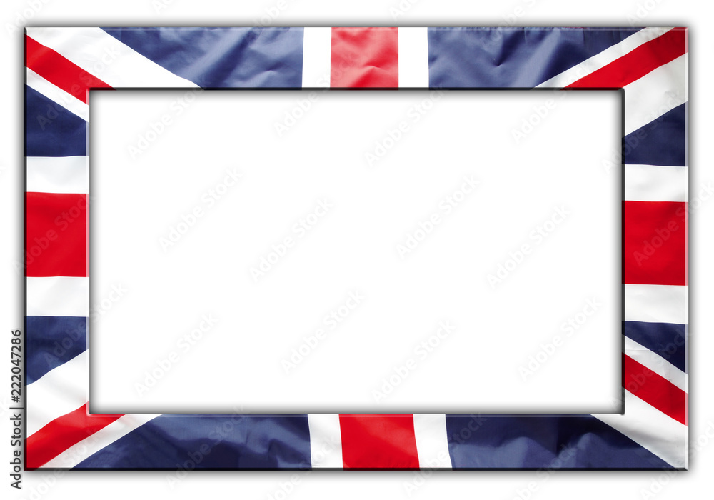 British flag frame Stock Illustration | Adobe Stock