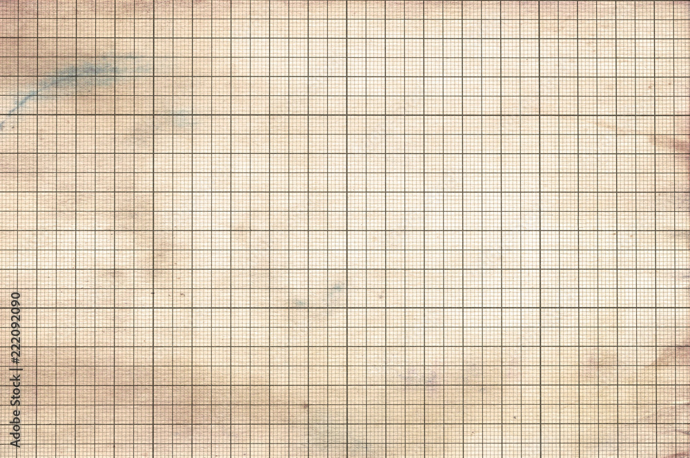 Vintage old worn math paper blank background. Closeup Stock Photo ...
