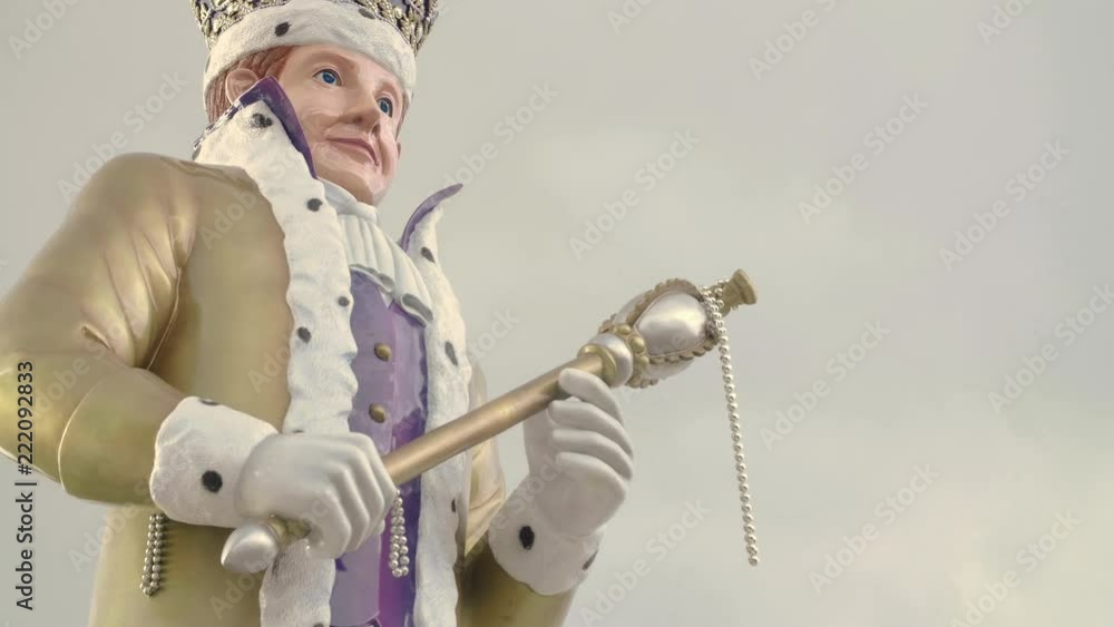 Sculpture of King Felix III from Mardi Gras Park in Mobile, Alabama ...