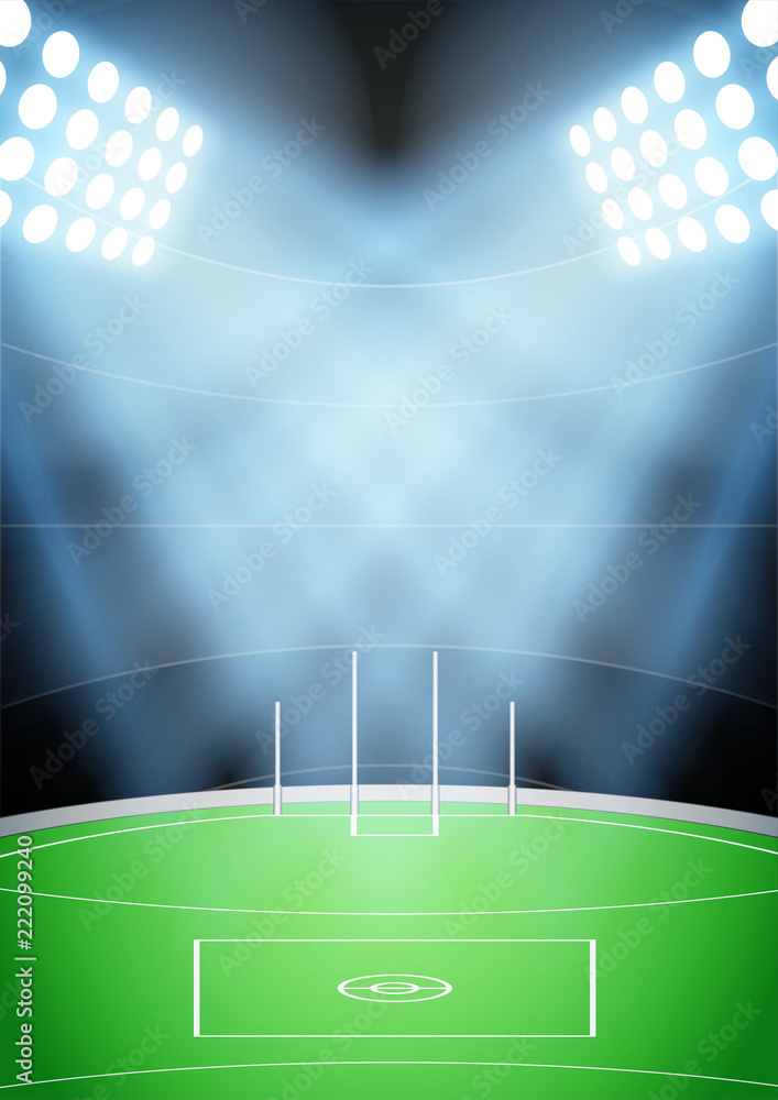 Football Field Background Vertical