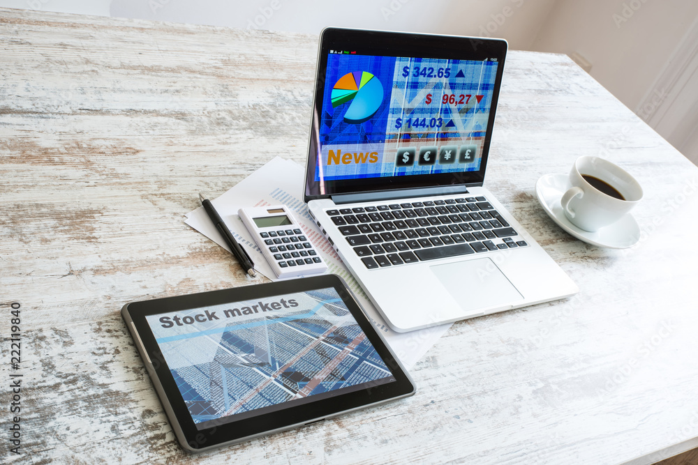 Stock market calculations and trading with a Tablet PC and Lapto Stock ...