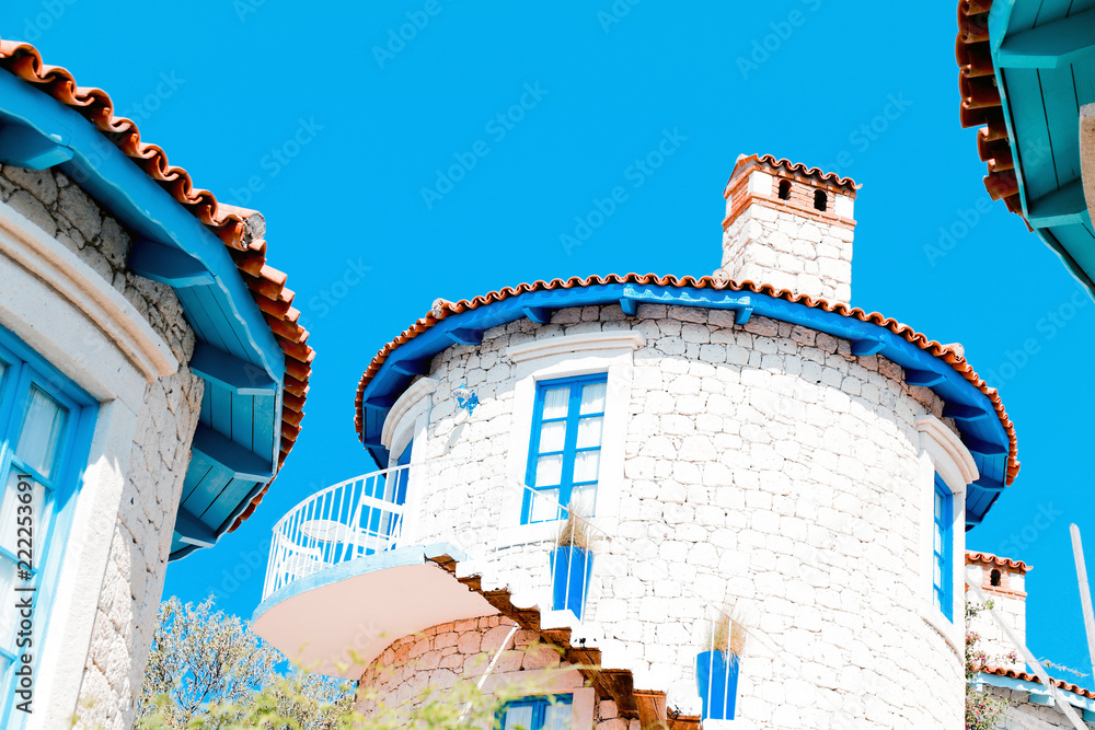 Alacati, Turkey street view in Alacati Town popular historical tourist ...