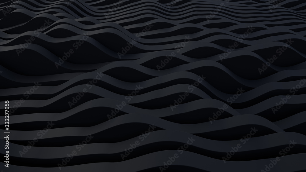 abstract black parametric background Stock Illustration | Adobe Stock