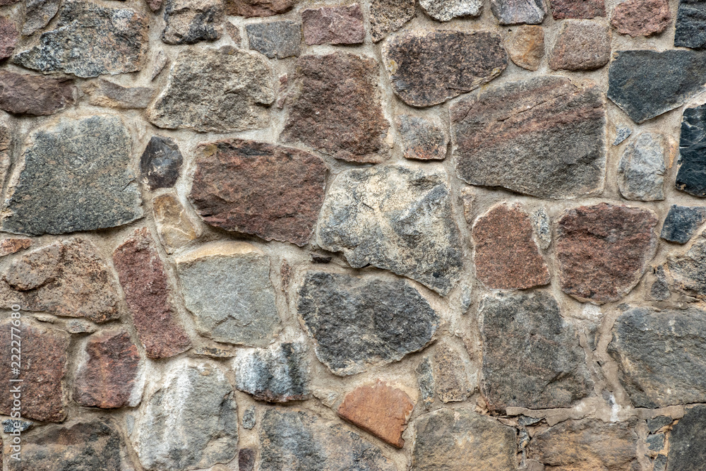 Feldsteinmauer Stock Photo | Adobe Stock