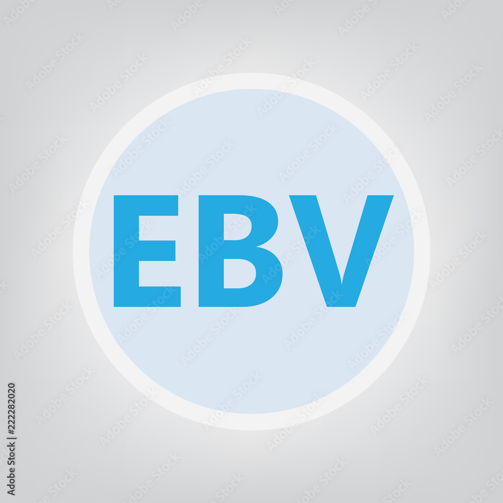 EBV (Epstein–Barr virus) acronym- vector illustration Stock Vector ...