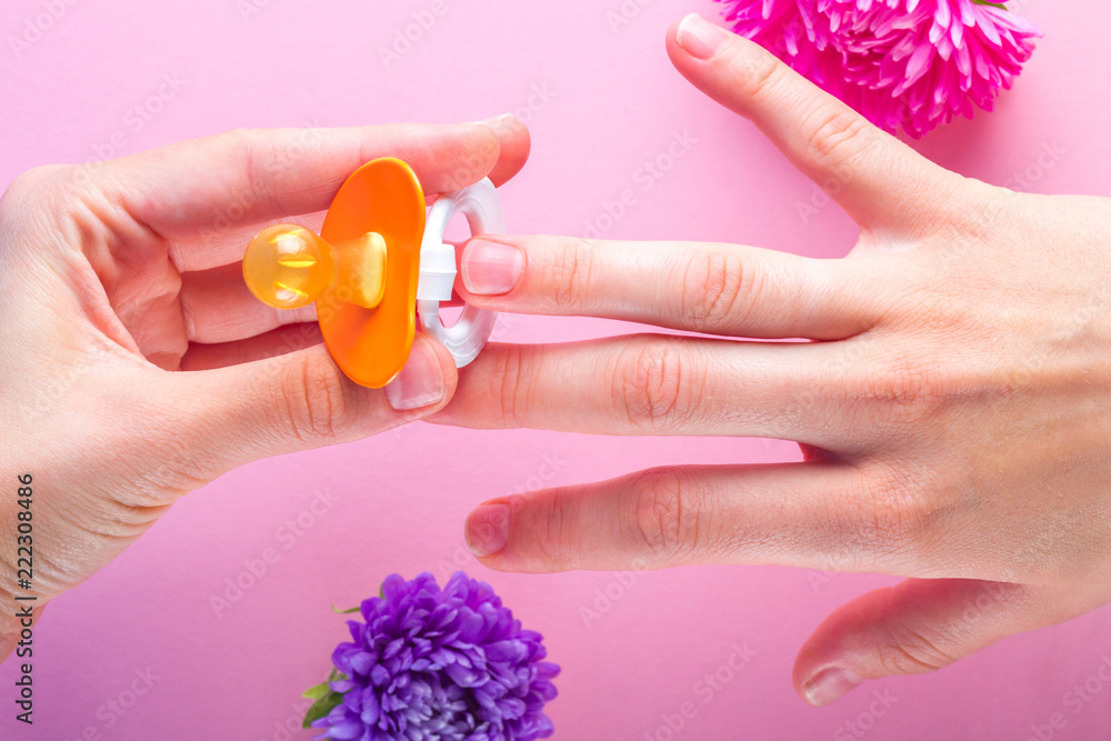 Pregnancy concept. Planning the birth of a child, waiting for the birth ...