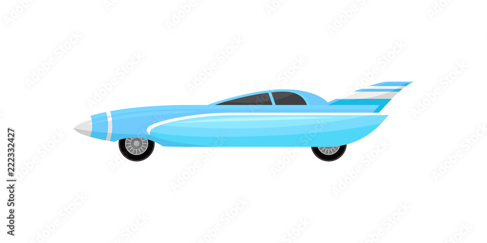 Blue Race Car Clip Art