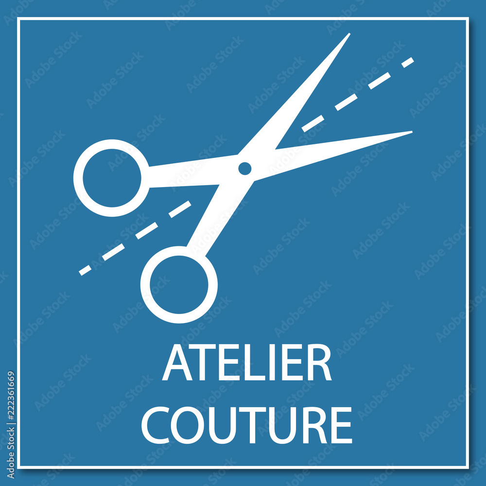 Logo atelier couture. Stock Vector | Adobe Stock