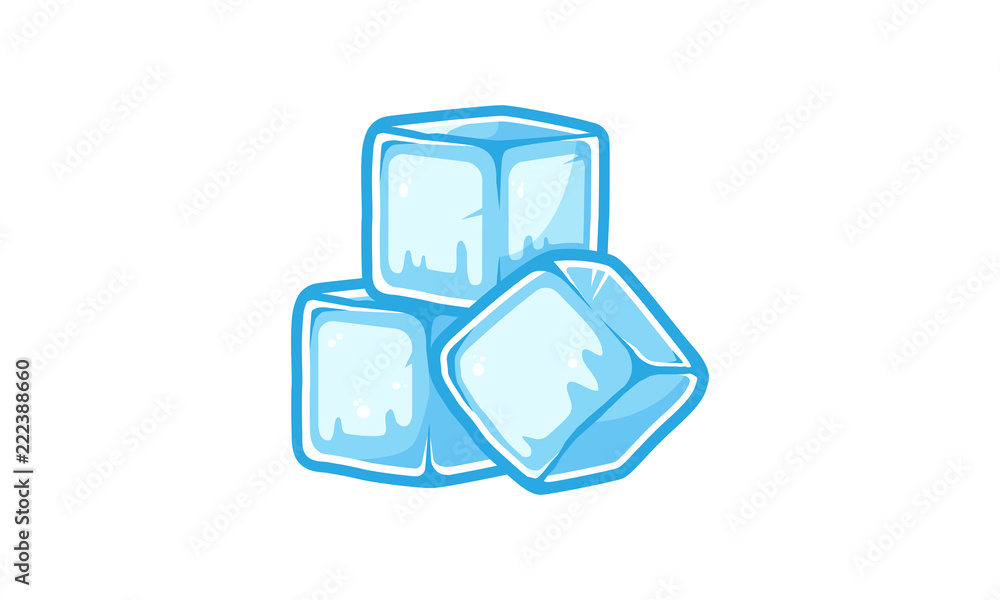 Ice Cubes Vector
