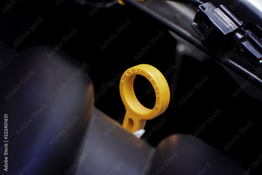 Dipstick oil level gauge with Yellow color for Checking engine oil ...