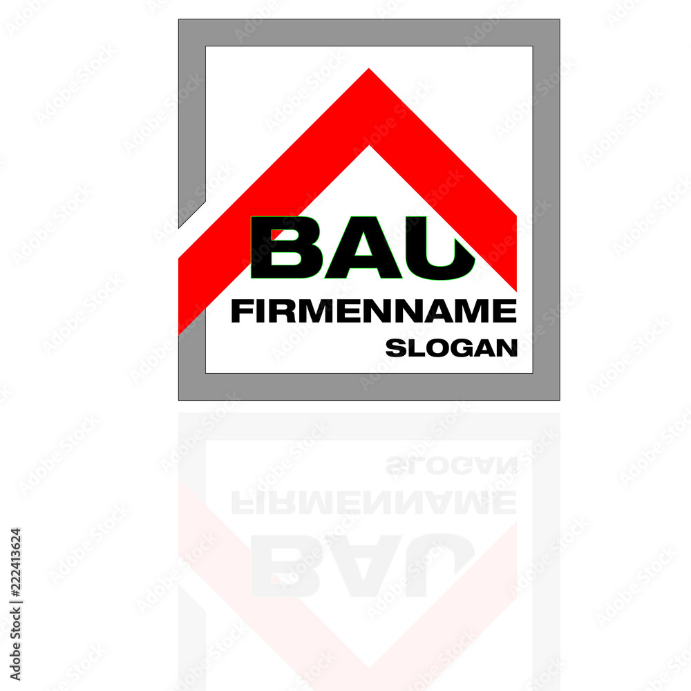 Logo Bau allgemein Stock Vector | Adobe Stock