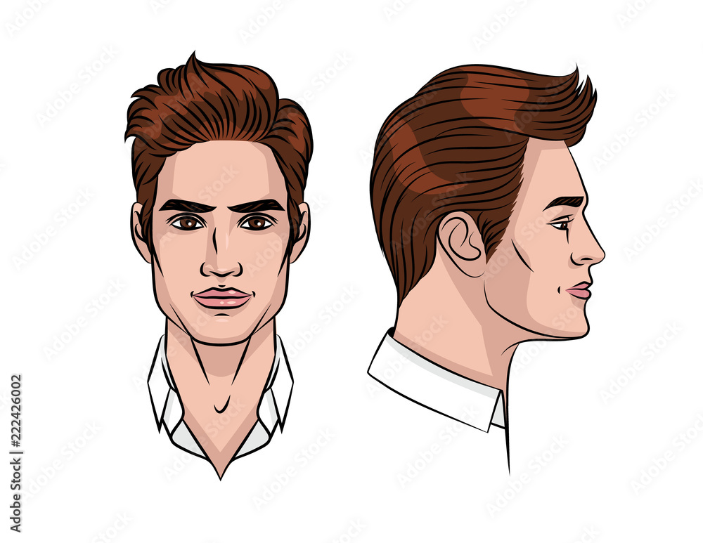 Man Face Vector