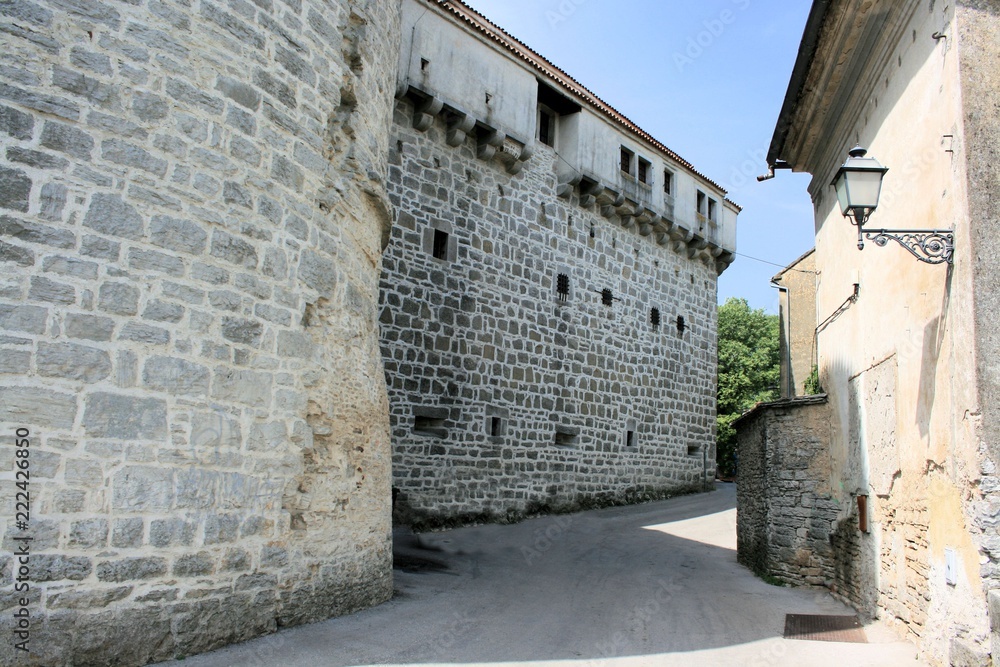 wall of Pazin Castle, Croatia Stock Photo | Adobe Stock