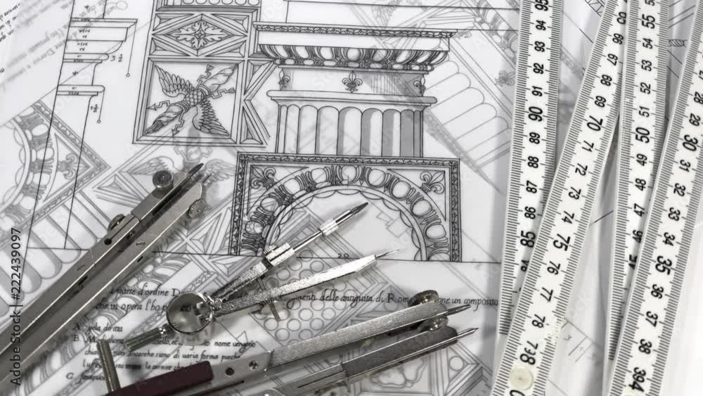 workplace of the architect: architectural drawings - blueprints ...