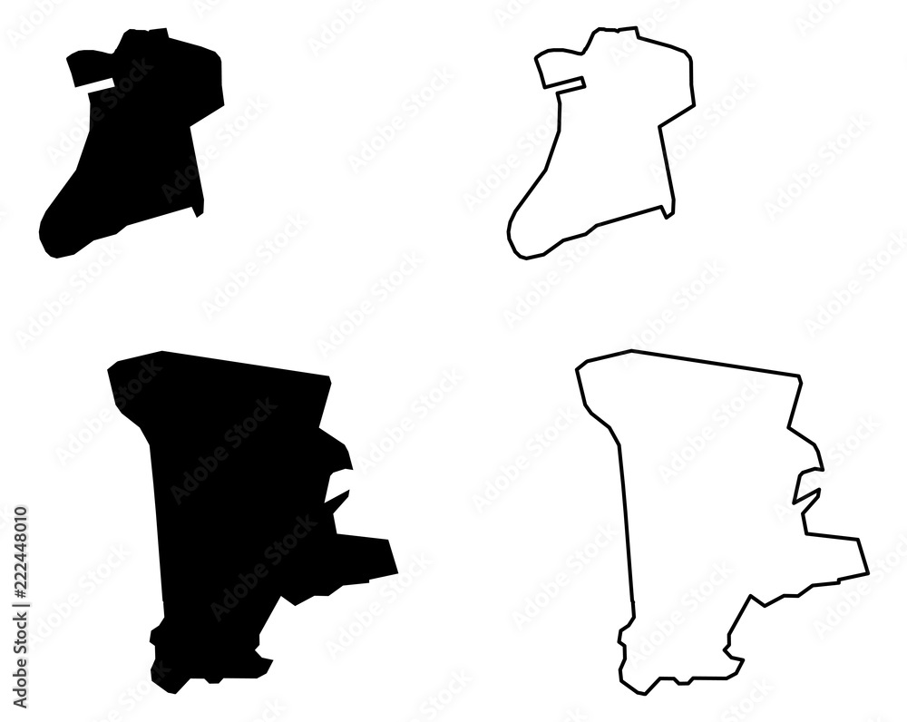 Simple (only sharp corners) map of Macau (Macao Special Administrative ...