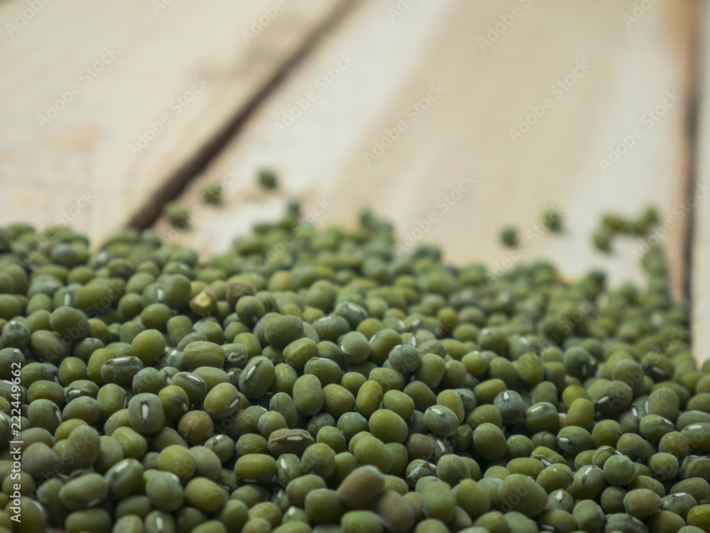 Mung Beans also known as Green Moong, Kacang Hijau, Vigna Radiata Stock ...
