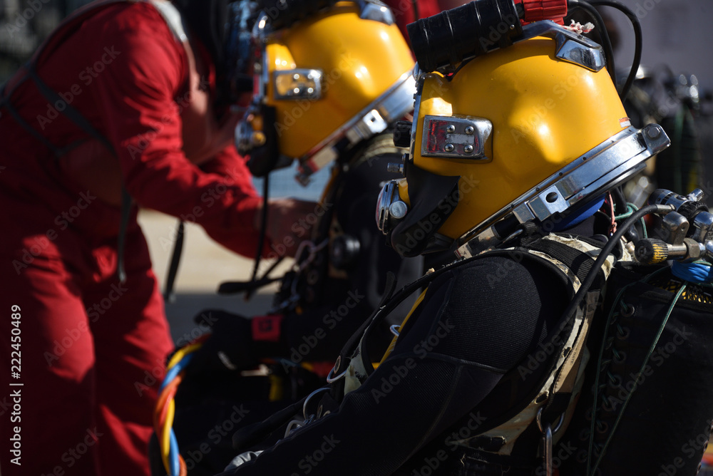 Commercial Diver Stock Photo | Adobe Stock