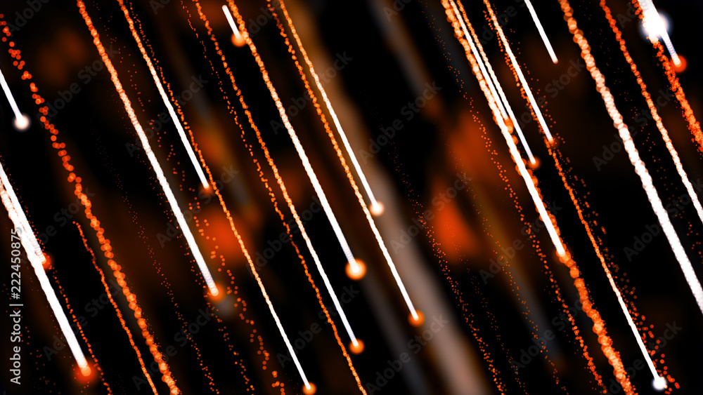 Streak lines and particles background which can be used for any ...