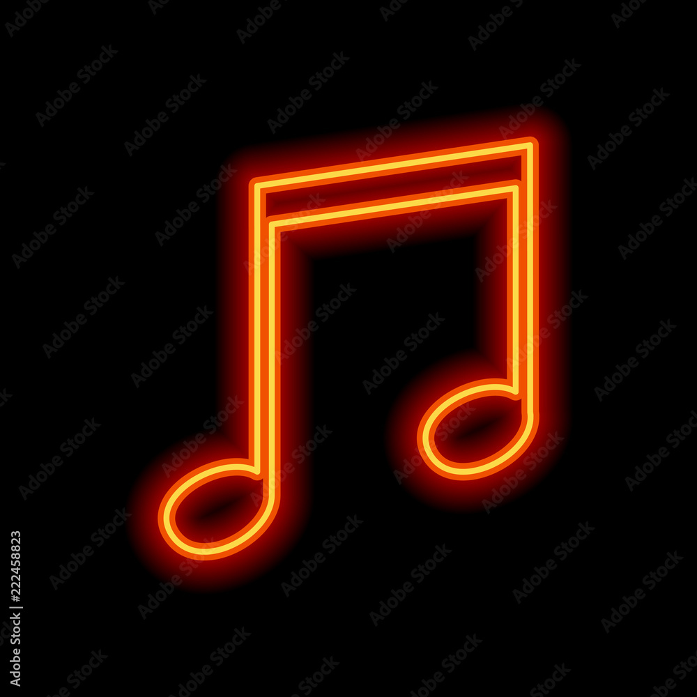 Music Note Clip Art Orange at Benjamin Range blog