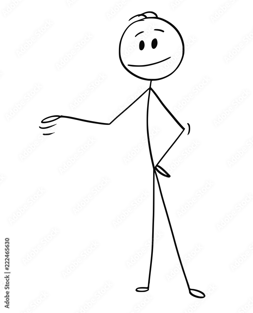 Cartoon Hand Pointing Right