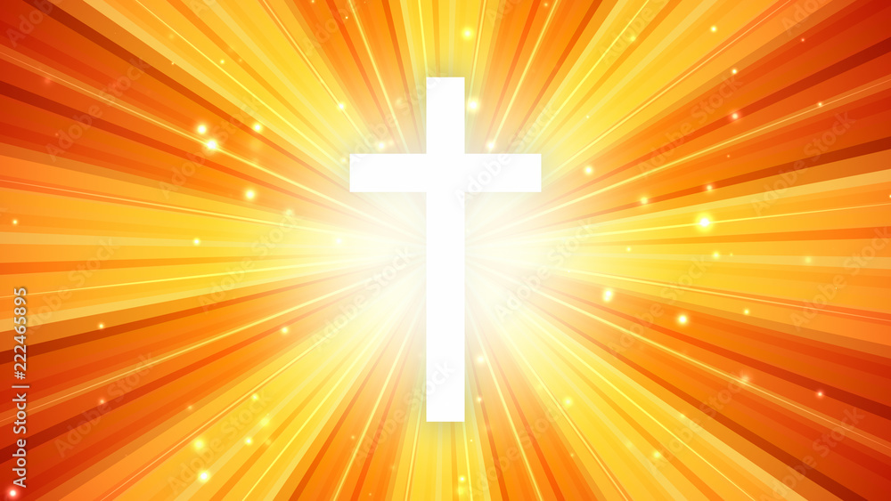 Worship and Prayer based cinematic clouds and light rays background ...