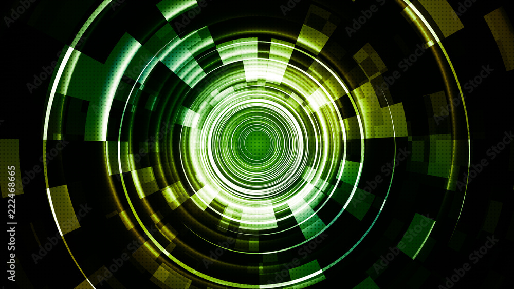 Hitech and high Impact blinking rectangle data grid technology ...