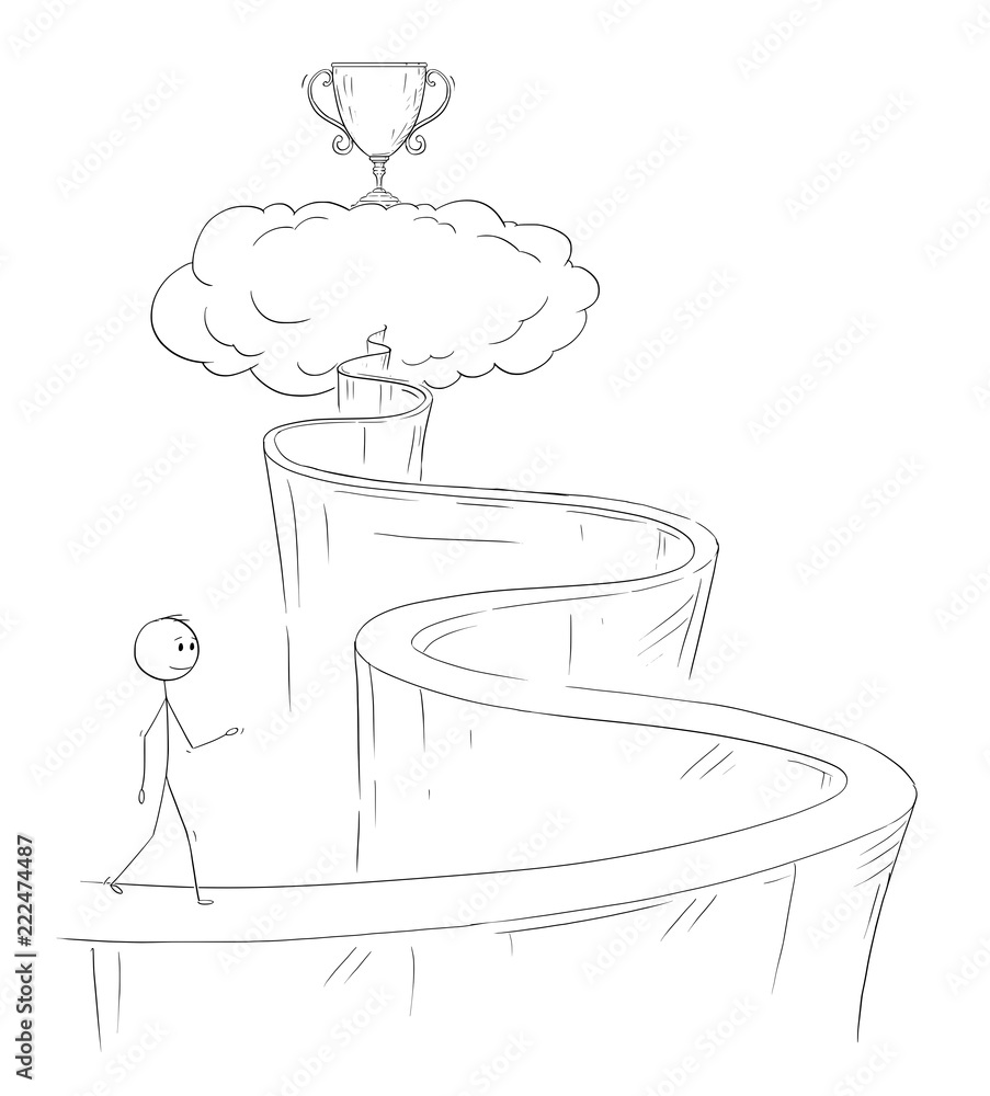 Walking Path Drawing