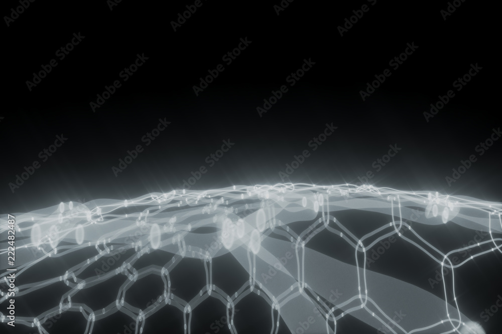 3D Topographic map background concept. Topo contour map. Rendering ...